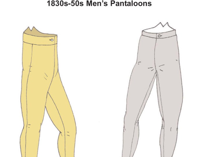 RC918 1830s-50s Pantaloons Sewing Pattern by Reconstructing - Etsy