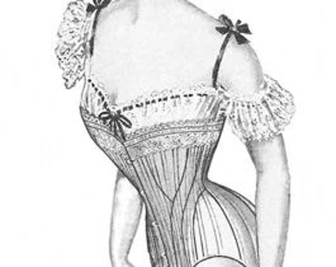 TVE01 1903 Edwardian Corset Sewing Pattern by Truly Victorian - Etsy