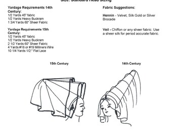 WN702 12th-16th Century Templer Sewing Pattern by Wingeo - Etsy