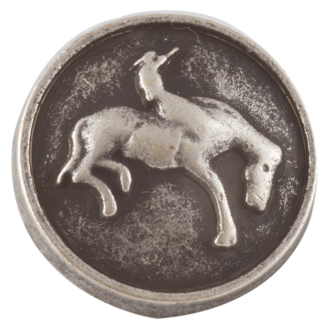 JH92260 or JH92261 Bucking Bronco Button, Size 5/8 or 3/4 - Etsy