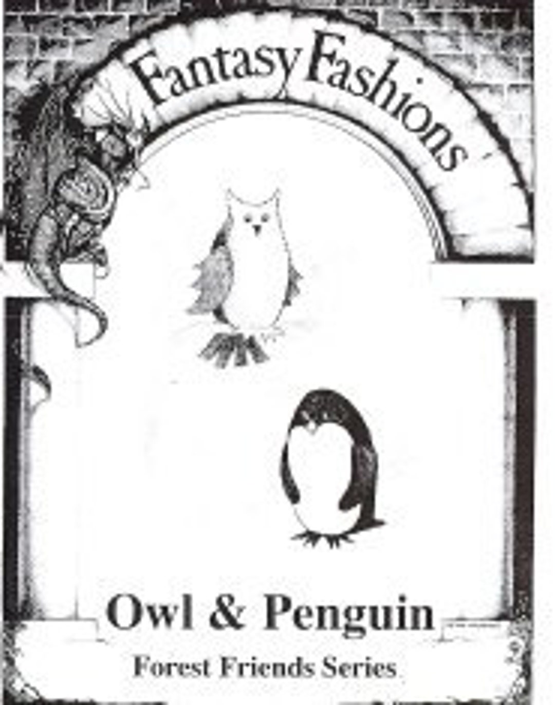 FFW04 Whimsical Sewing Projects Owl and Penguin forest Friends Series ...