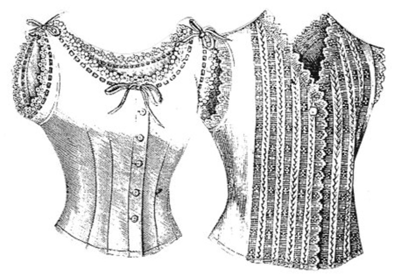 AG1655 1901 3 Corset Covers Sewing Pattern by Ageless - Etsy