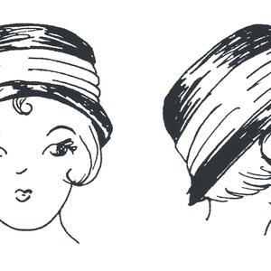WN743 1920's Cloche Hat Sewing Pattern by Wingeo - Etsy