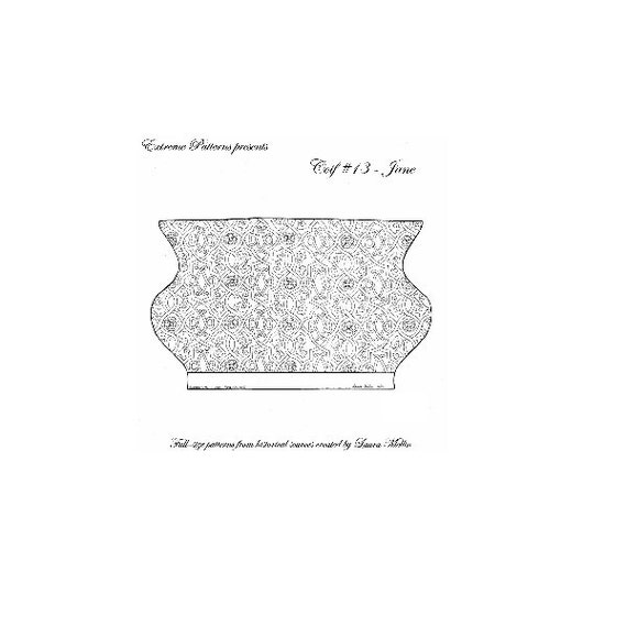 Rccoif 13 Jane Coif Embroidery Pattern by Reconstructing | Etsy