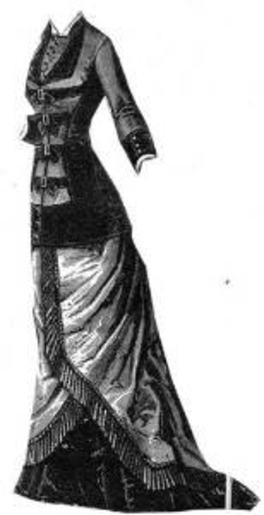 AG1713 1879 Velvet & Cashmere Dress Sewing Pattern by Ageless Patterns ...