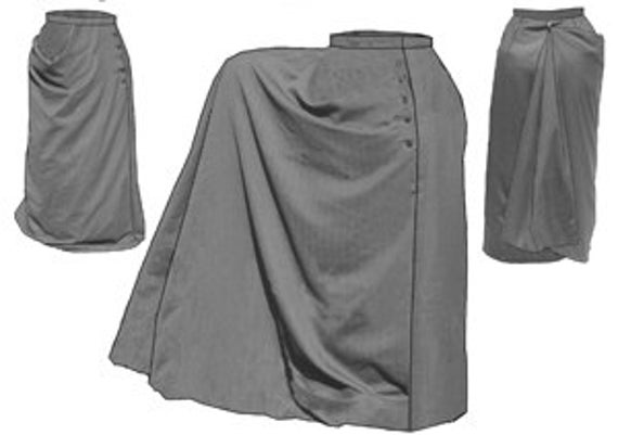 TV264 1883 Riding Habit Skirt Sewing Pattern by Truly - Etsy