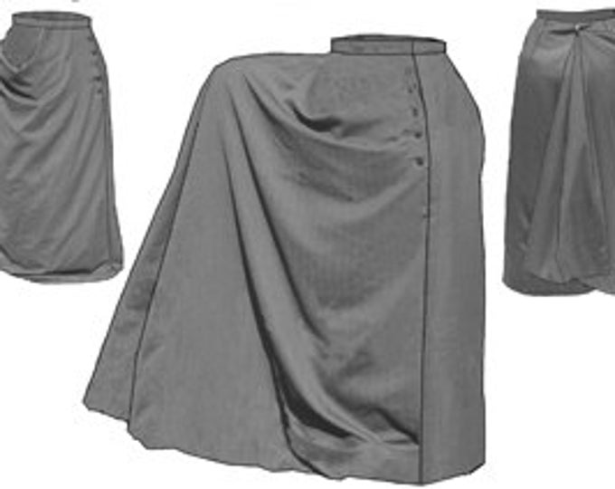 TV264 1883 Riding Habit Skirt Sewing Pattern by Truly Victorian - Etsy