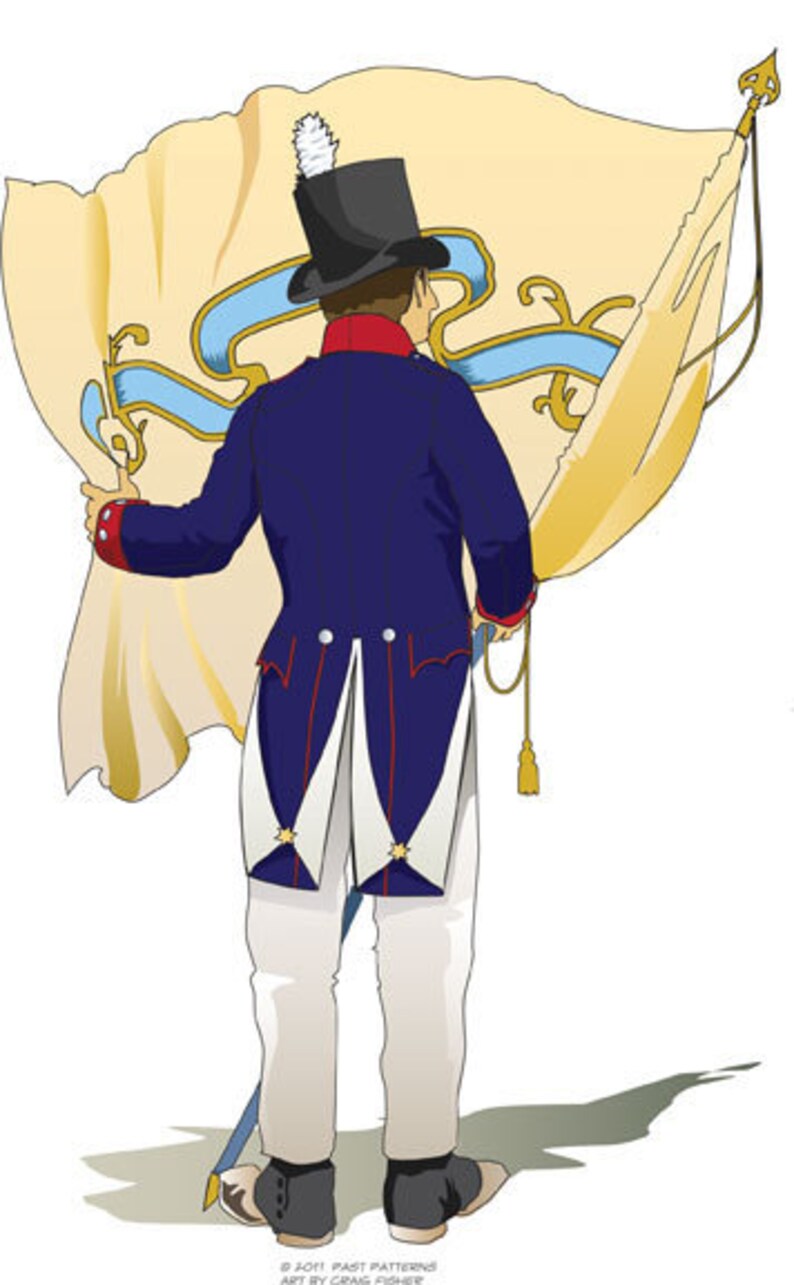 PA042 1806-1815 State Militia Regimental Coat Pattern 3 - Etsy