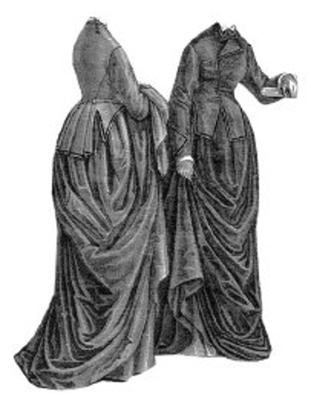 AG1489 1873 Blue Riding Habit Jacket 36 Bust 22 Waist Sewing Pattern by ...