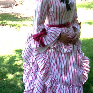 AG1461 1870 Gray Walking Dress Sewing Pattern by Ageless Patterns - Etsy