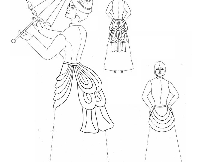 MM18808 1880s-1890s Victorian Combinations Sewing Pattern by Mantua ...