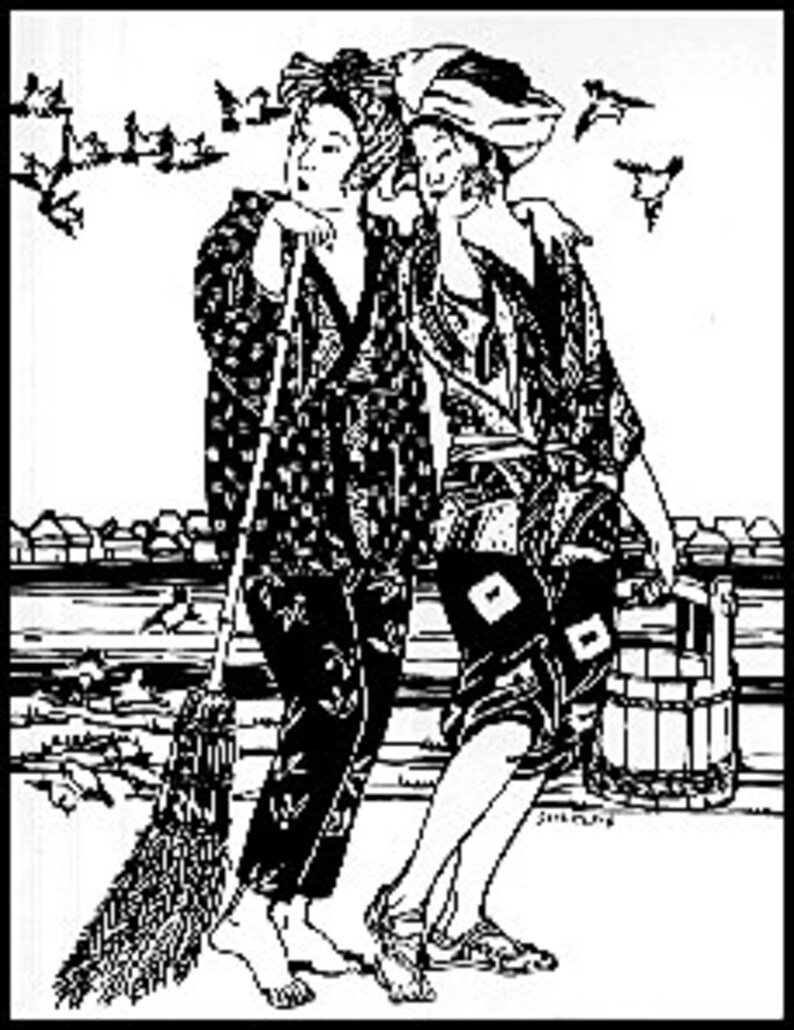 FW112 Japanese Field Clothing Sewing Pattern by Folkwear - Etsy