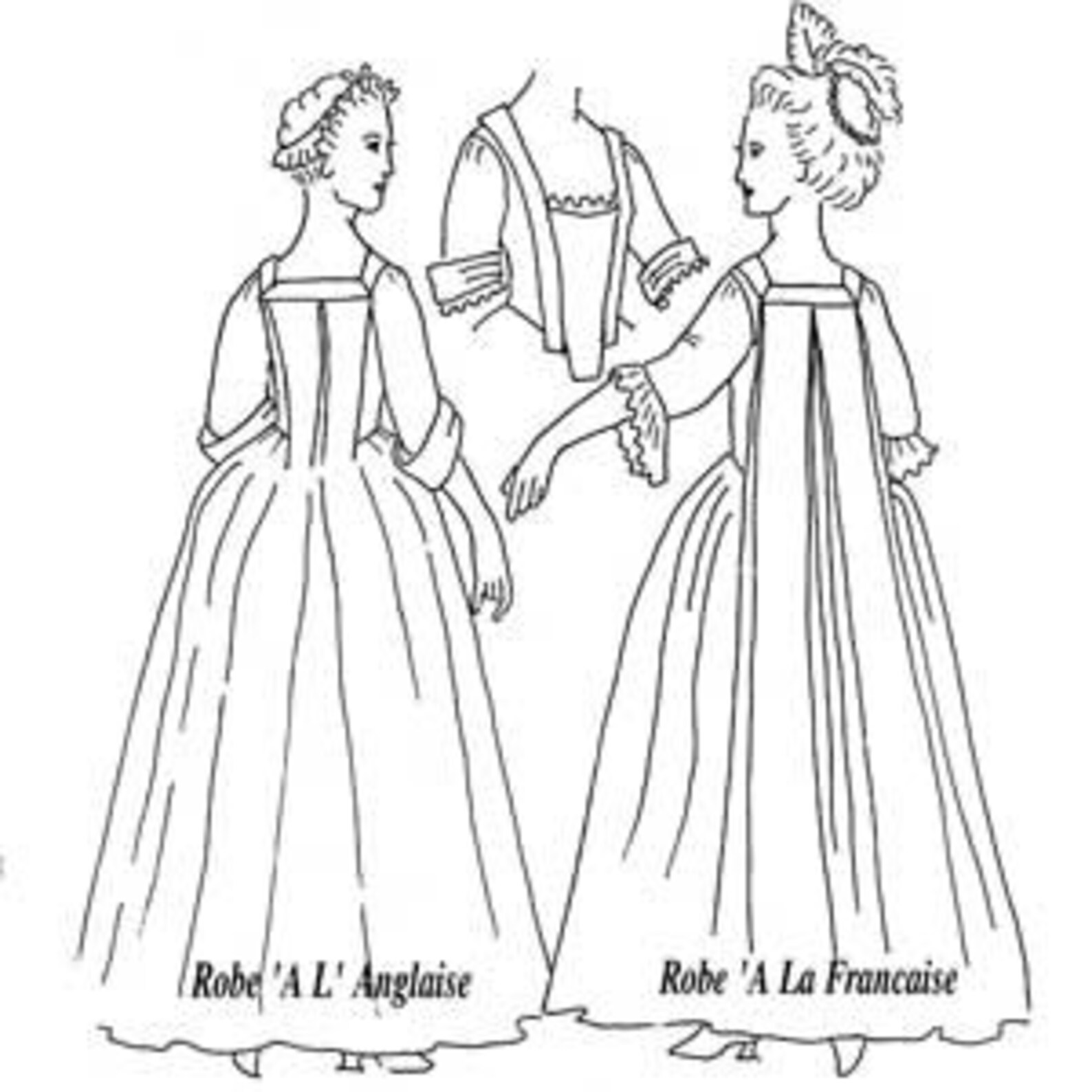 MF16 18th Century Robe 'A La Francais or A - Etsy