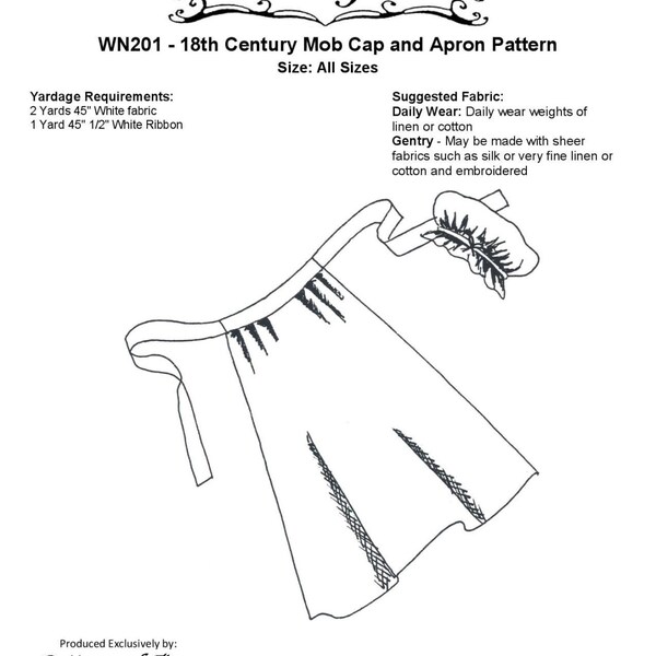 18th Century Apron - Etsy