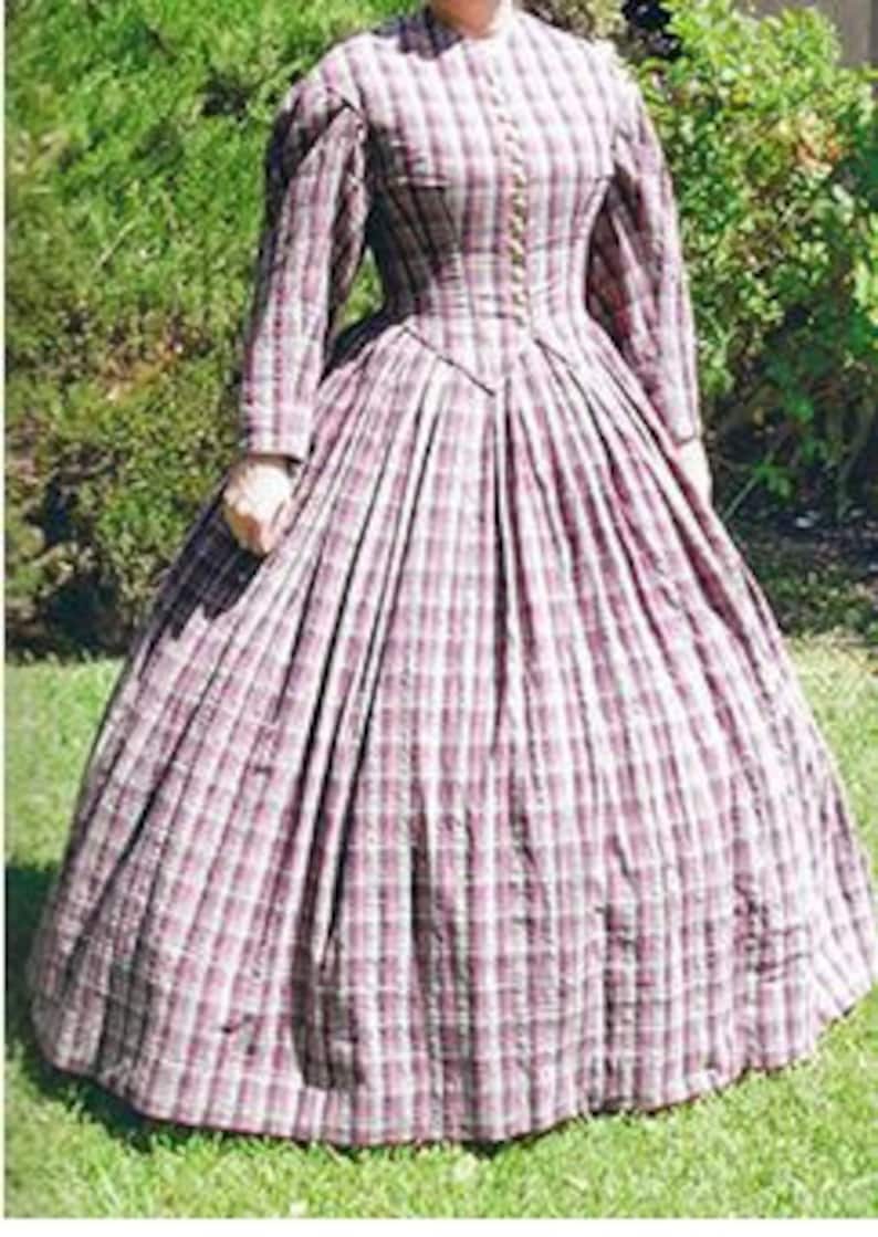 TV443 1861 Dress Bodice Sewing Pattern by Truly Victorian | Etsy