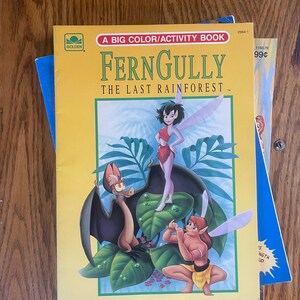 fern gully coloring pages