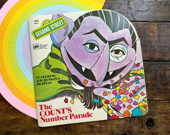 New Condition! Sesame Street the Count's Number Parade Golden Shape ...