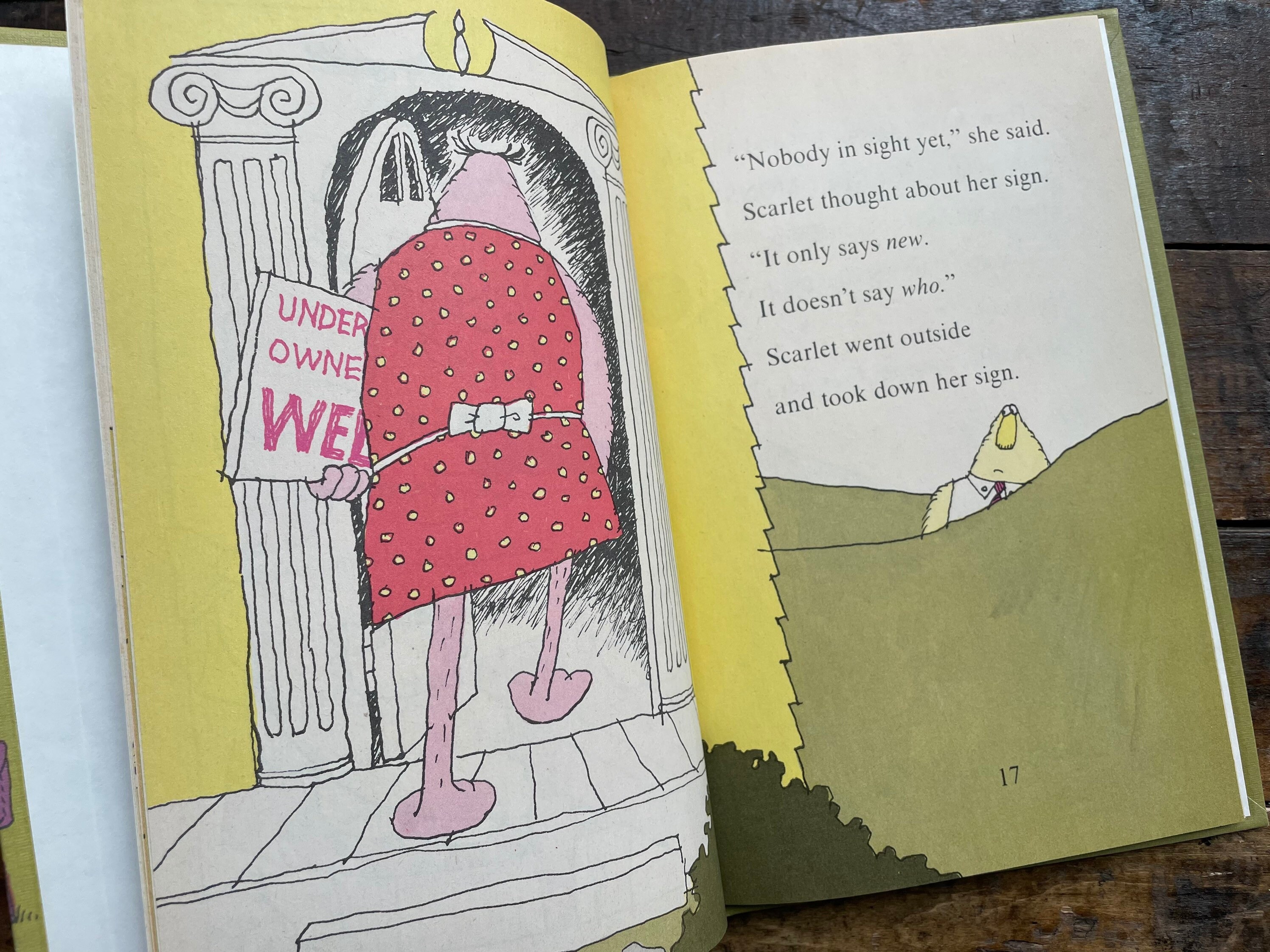Scarlet Monster Lives Here by Marjorie Weinman Sharmat ~ Weekly Reader ...