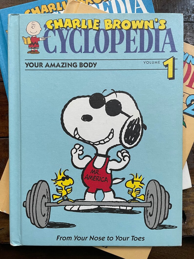 Vol. 1, 2 & 3 Charlie Brown's Cyclopedia HC Books ~ Vintage 90's ~ Your ...