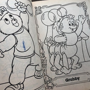 Teddy Ruxpin Coloring Book Vintage 1986 Mostly Unused Golden - Etsy