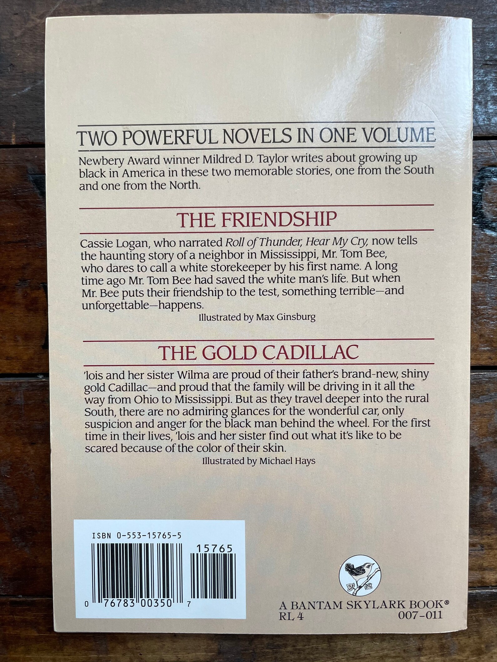 The Friendship & the Gold Cadillac by Mildred D. Taylor ~ A Bantam ...