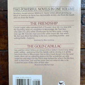 The Friendship & the Gold Cadillac by Mildred D. Taylor ~ A Bantam ...