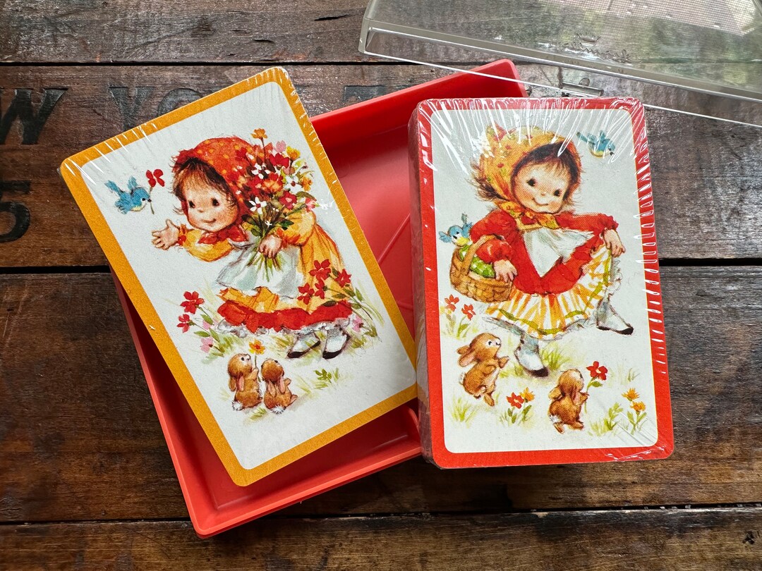 Nos/sealed Hallmark Charmers Playing Cards Bridge Set Double - Etsy