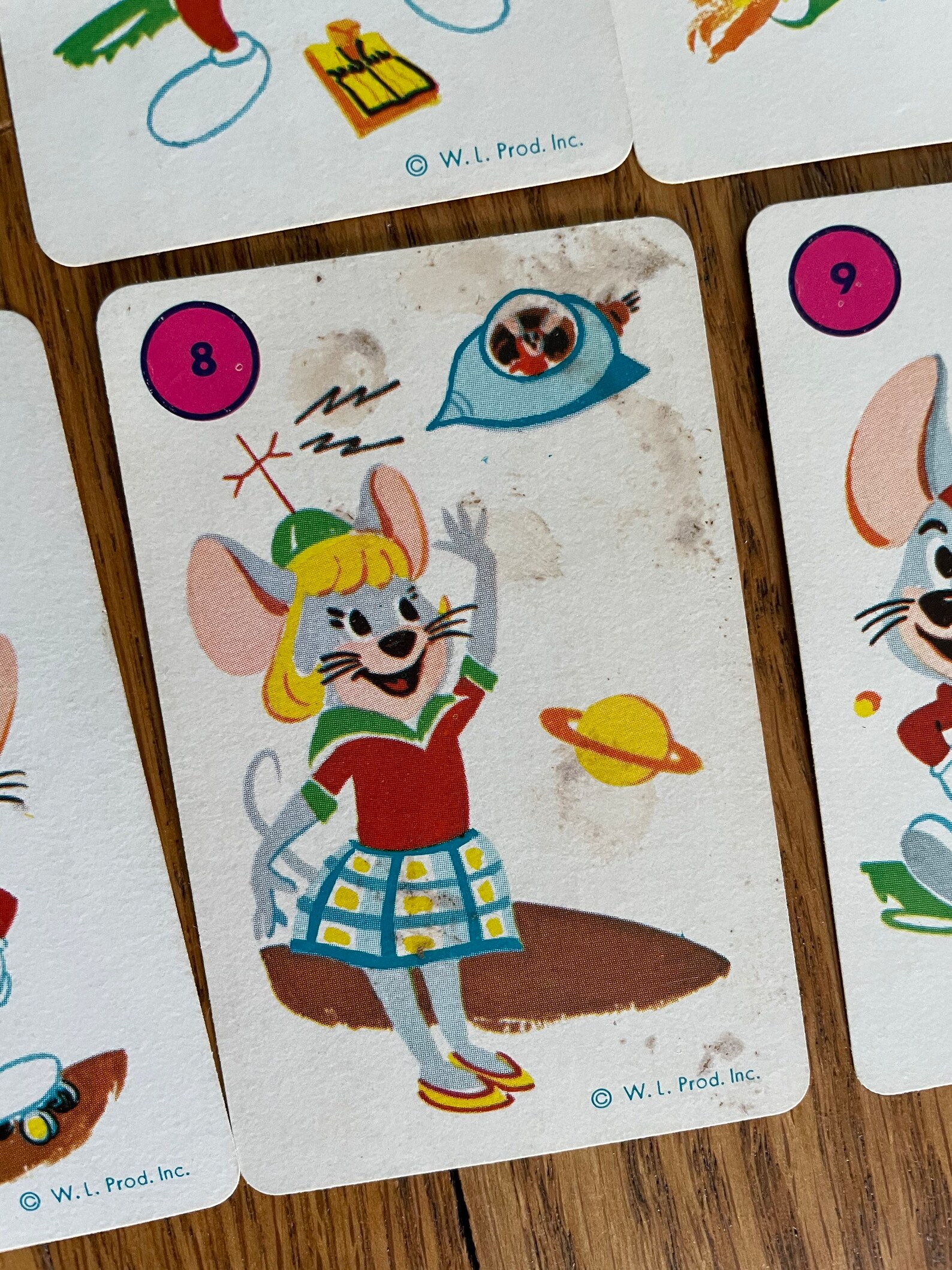Space Mouse Card Game Vintage 1964 Fairchild Woody - Etsy