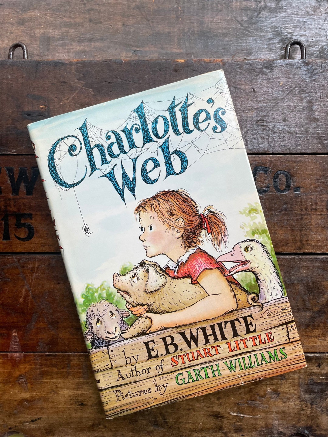 Charlotte's Web by E. B. White HC/DJ Vintage 1952 Harper & Row ...