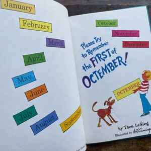 Please Try to Remember the First of Octember! by Theo. Lesieg ~ Vintage ...