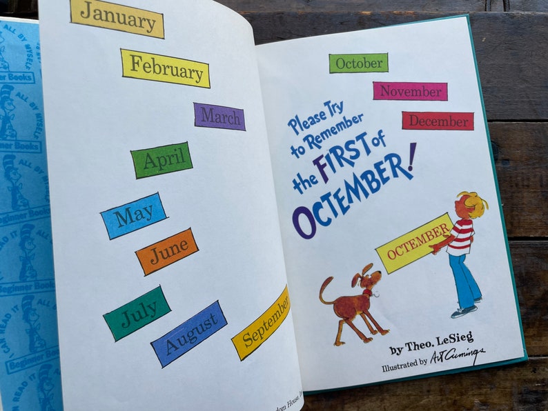 Please Try to Remember the First of Octember! by Theo. Lesieg ~ Vintage ...