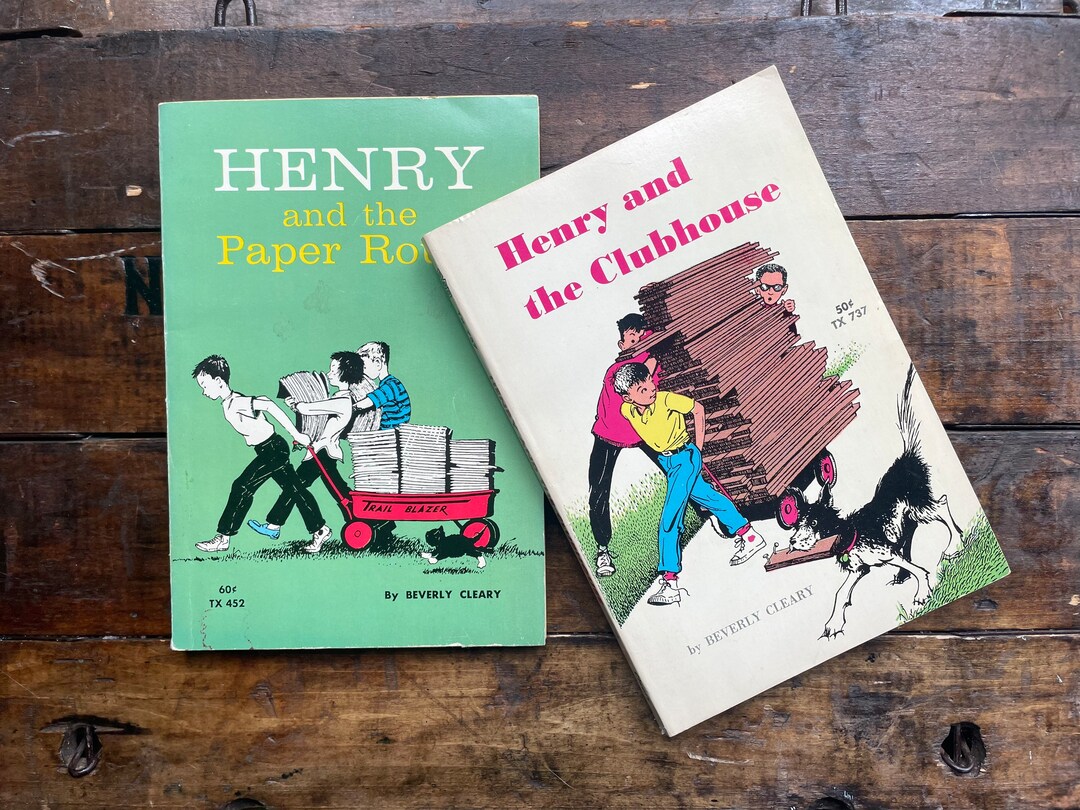 Henry and the Paper Route & Henry and the Clubhouse by Beverly Cleary ...