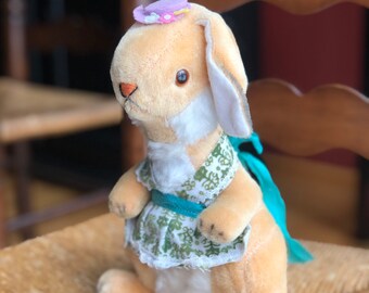 Rabbit Dressed Up - Etsy