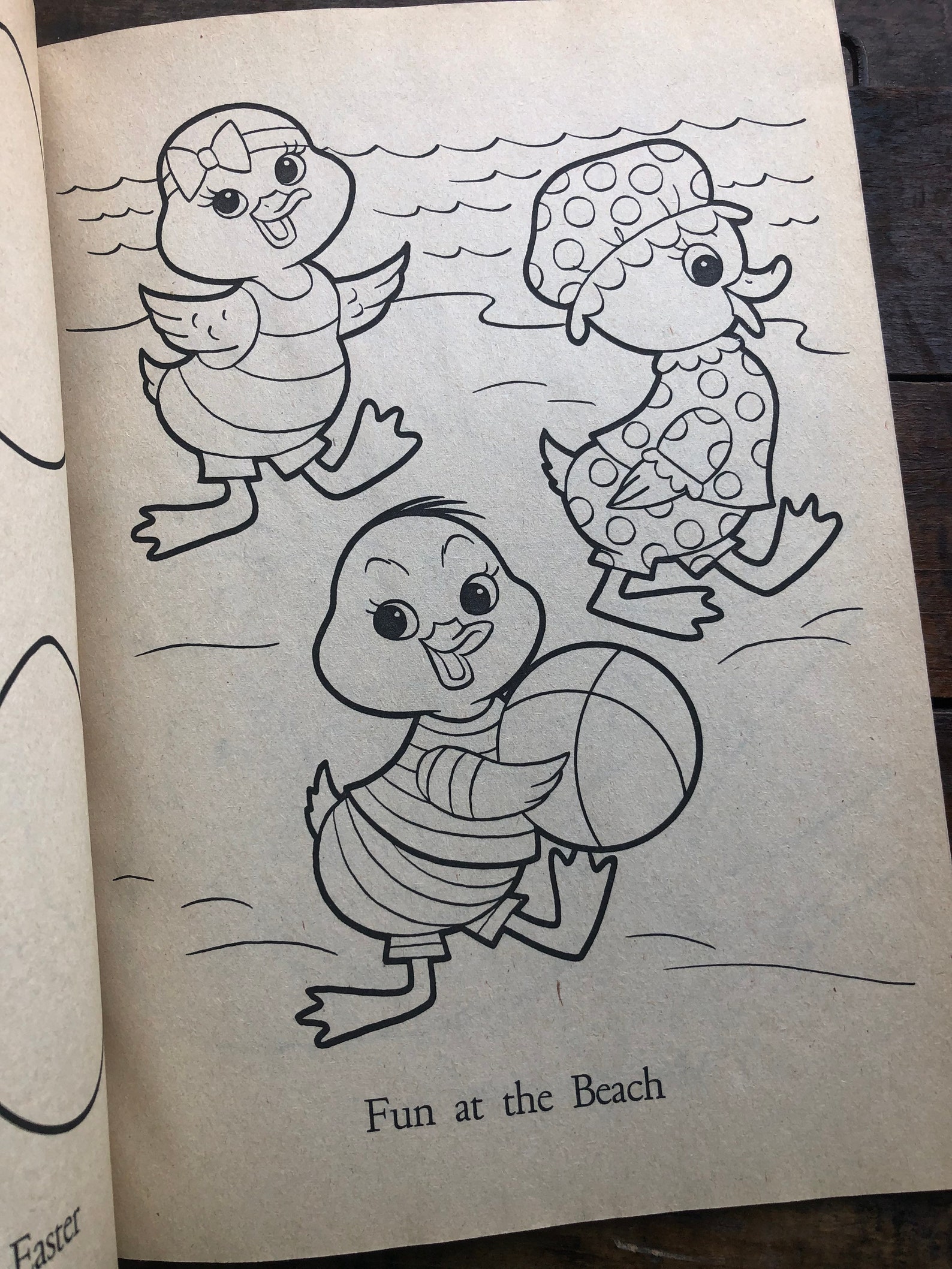 Whitman Hop Along Coloring Book 1975 Vintage Easter Only | Etsy