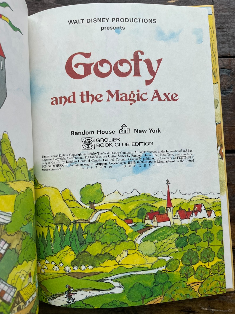 Goofy and the Magic Axe Disney's Wonderful World of - Etsy