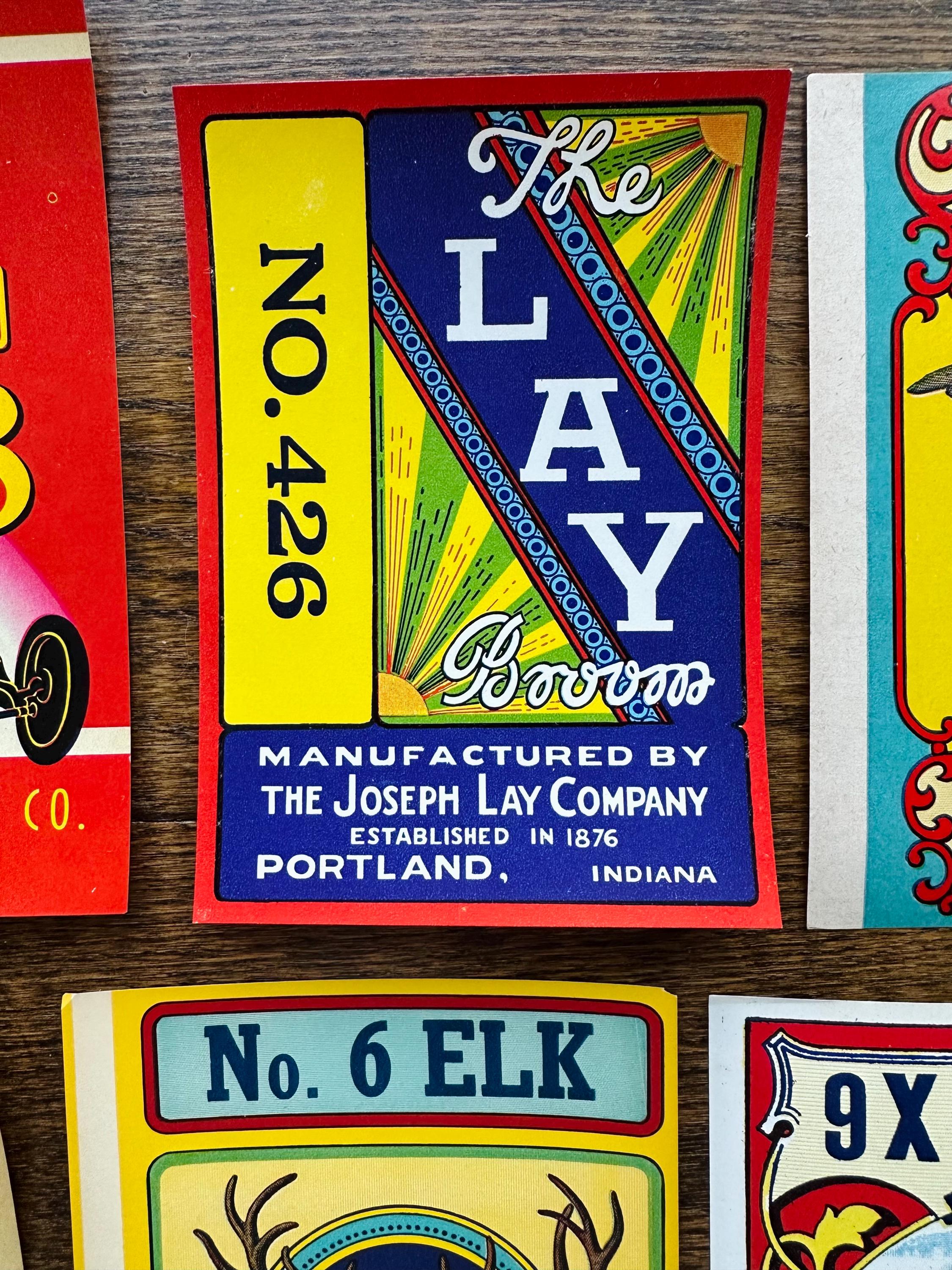 10 Crate Labels, Broom Co. ~ Vintage 1930's ~ Approx. 4" X 6" - Etsy