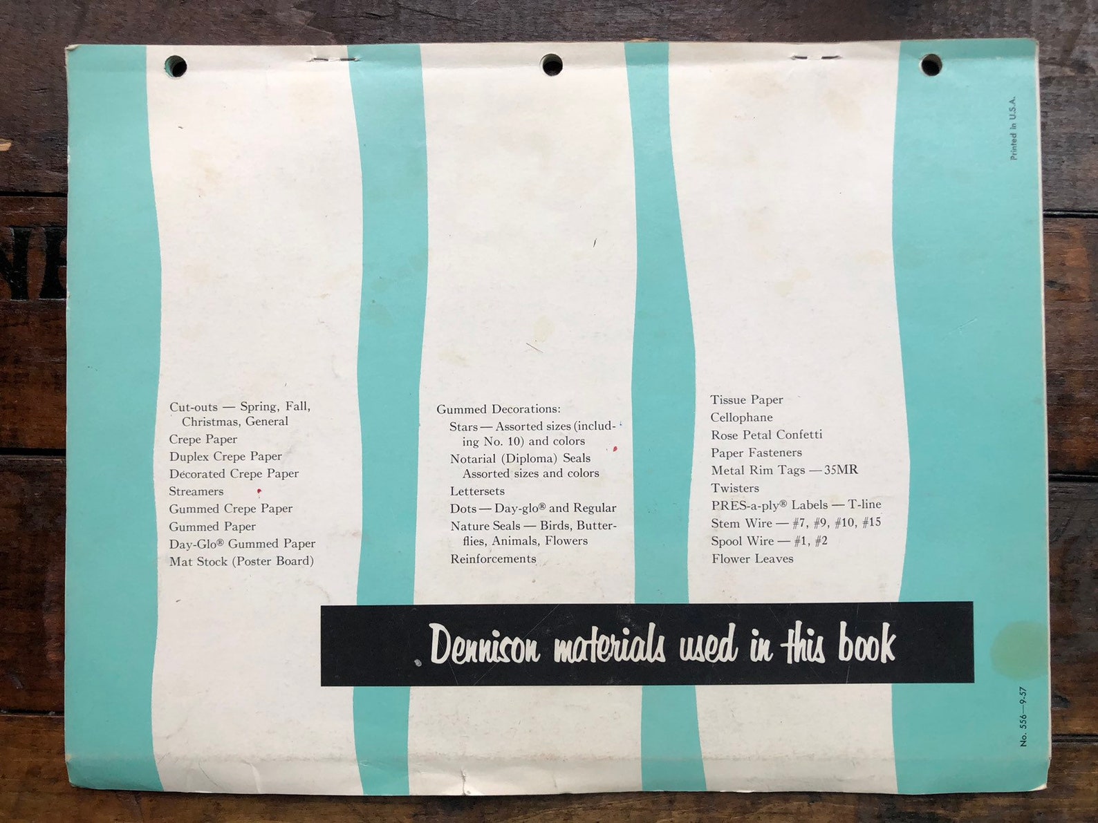 Dennison Paper Arts and Crafts for Teachers and Group Leaders/idea Book ...
