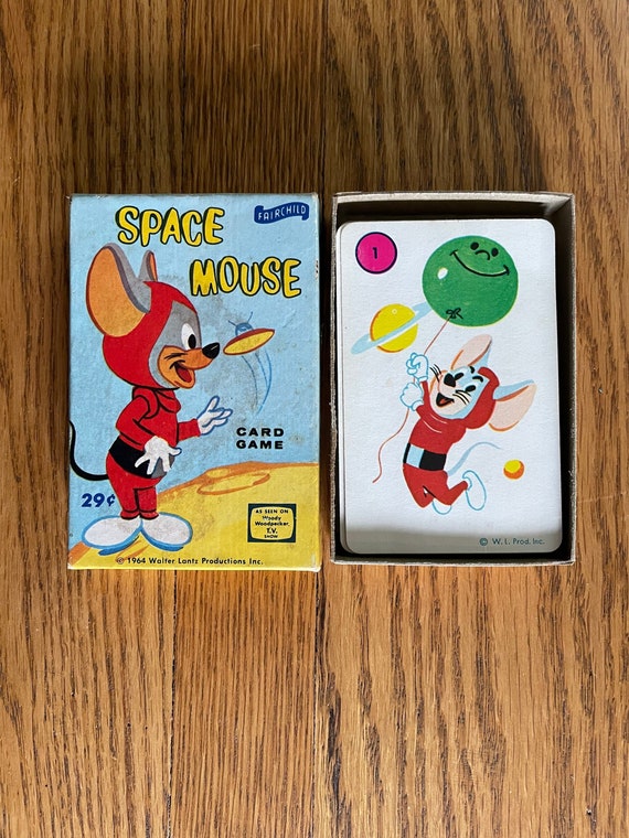Space Mouse Card Game Vintage 1964 Fairchild Woody - Etsy