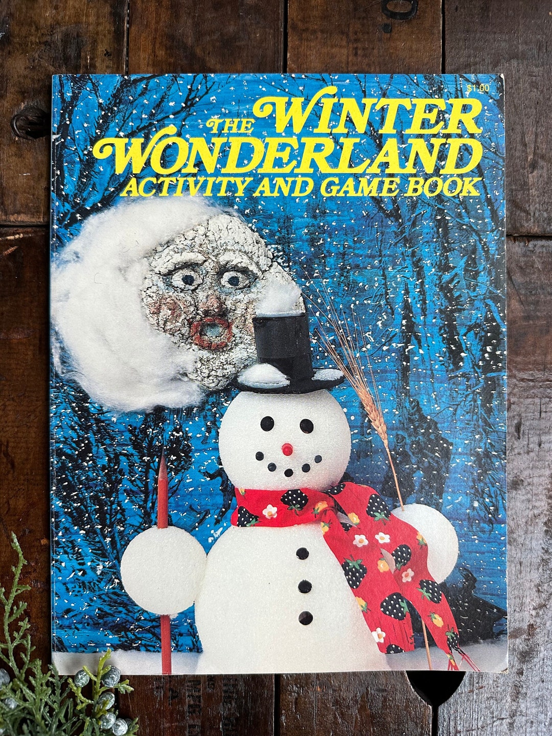 NOS the Winter Wonderland Activity and Game Book Vintage 1976 Puzzles ...