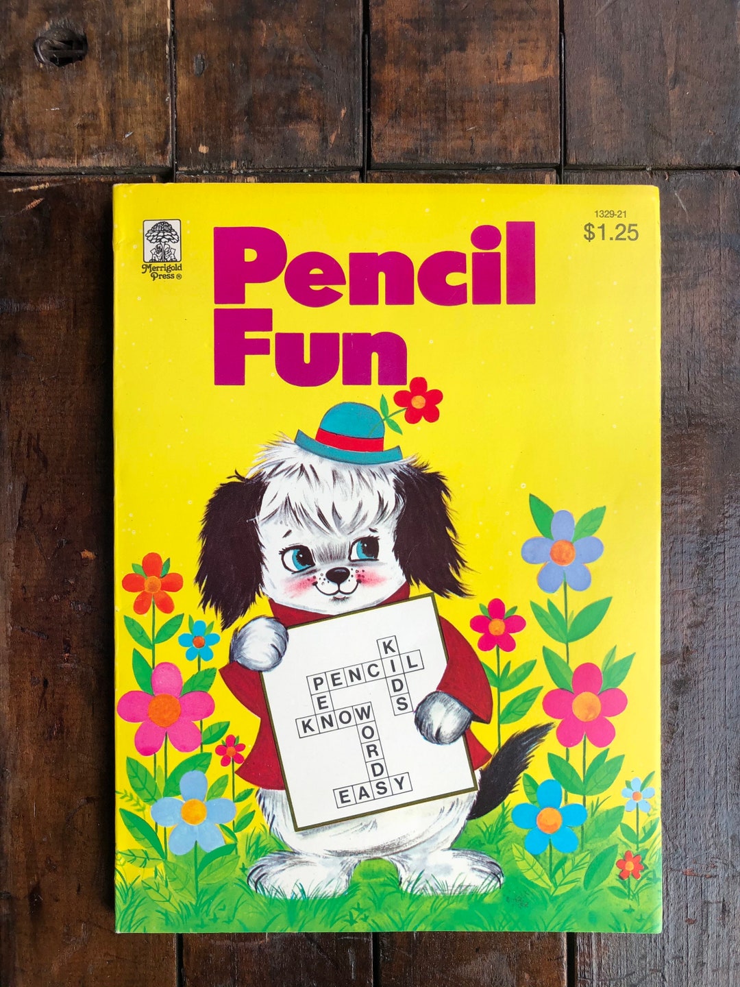 Pencil Fun Activity/coloring Book Unused ~ Merrigold Press ~ Vintage ...