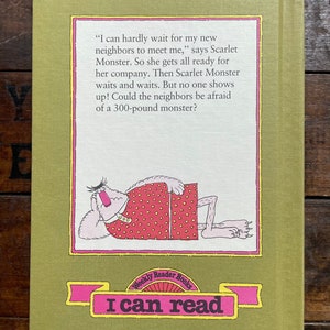 Scarlet Monster Lives Here by Marjorie Weinman Sharmat Weekly Reader ...