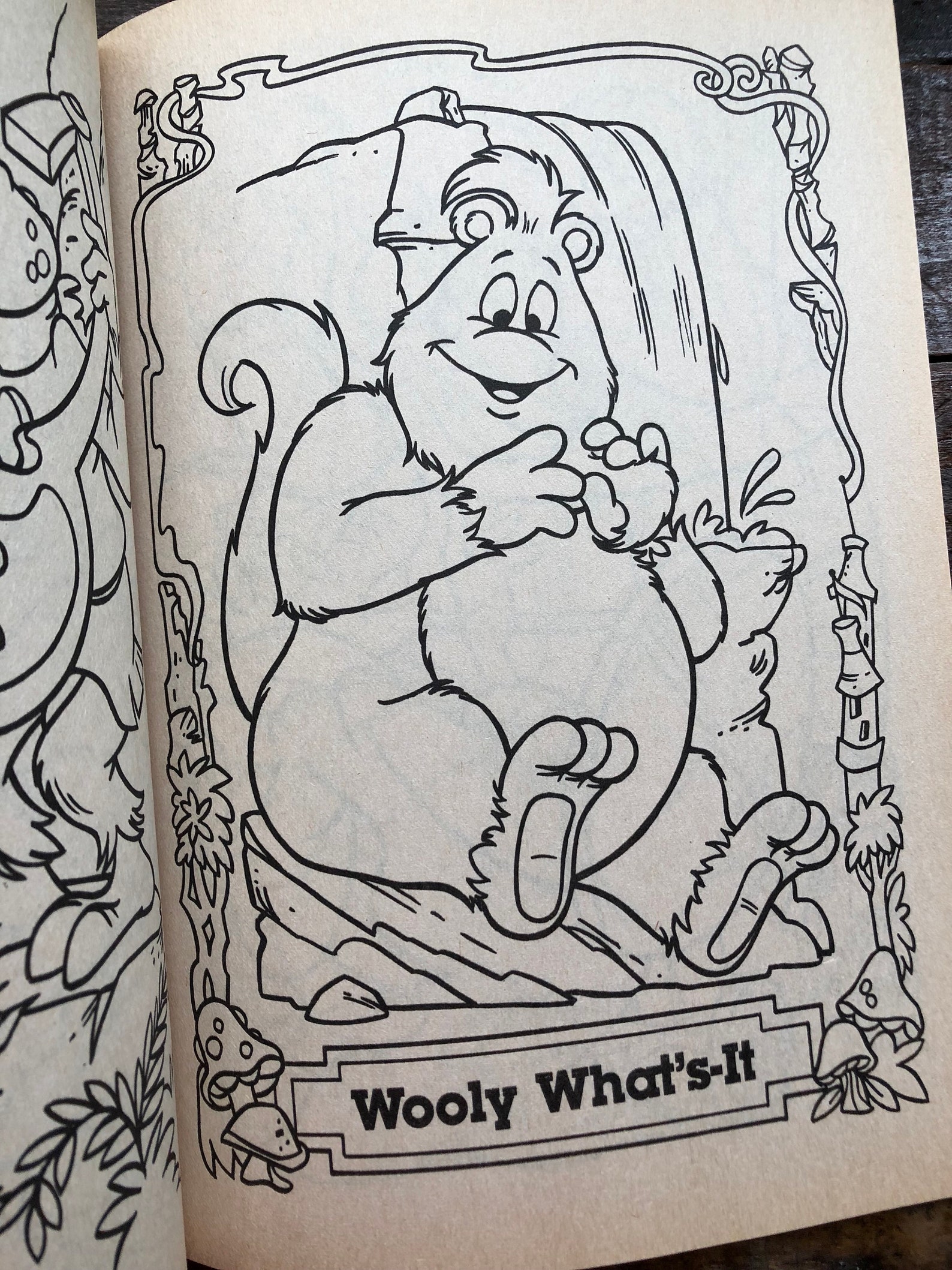 Teddy Ruxpin Coloring Book Vintage 1986 Mostly Unused | Etsy