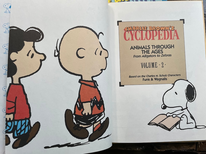 Vol. 1, 2 & 3 Charlie Brown's Cyclopedia HC Books ~ Vintage 90's ~ Your ...