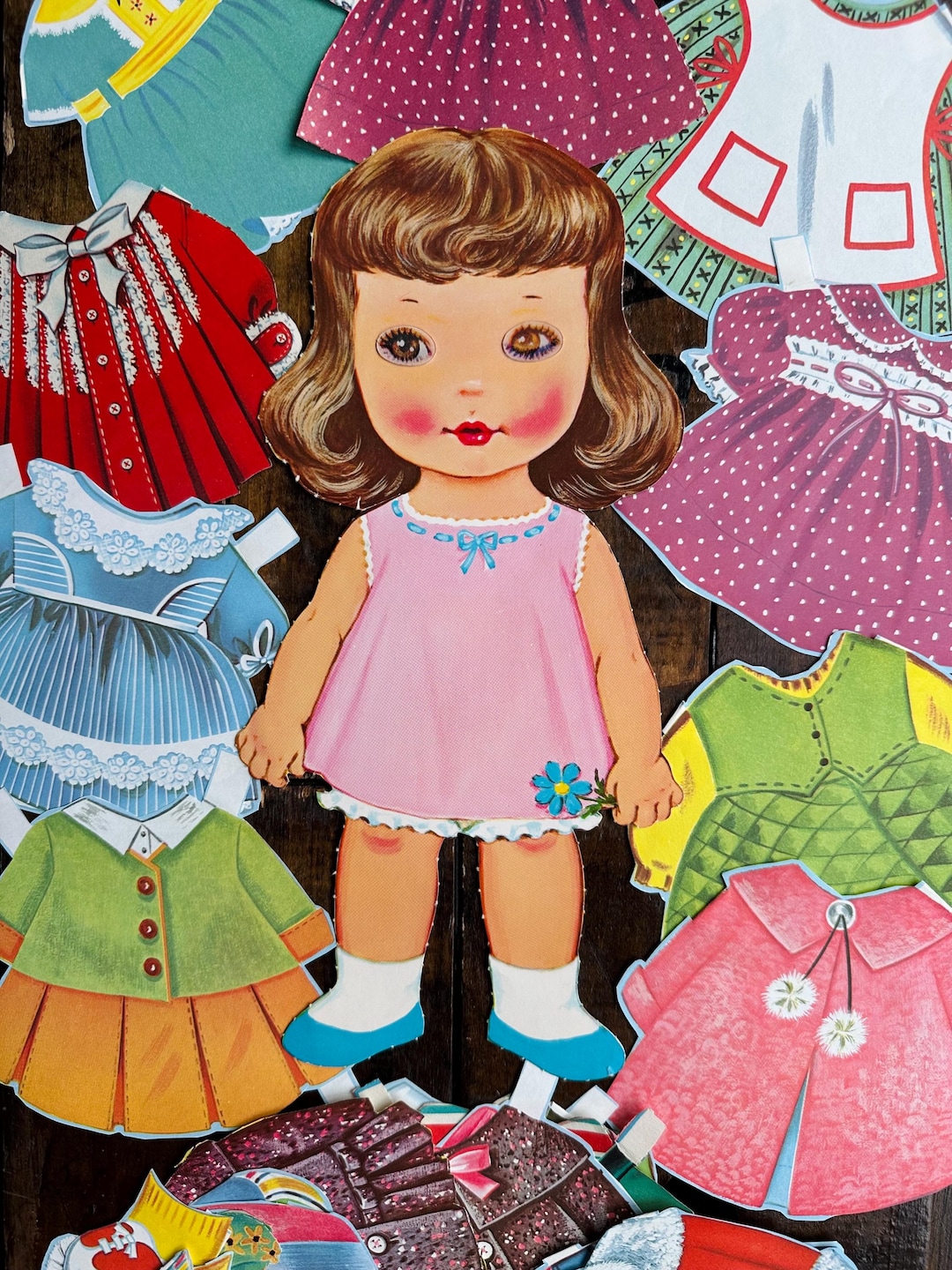 Large Paper Doll, Eyes Open & Close, Many Outfits ~ Vintage ~ Molly, 11 ...