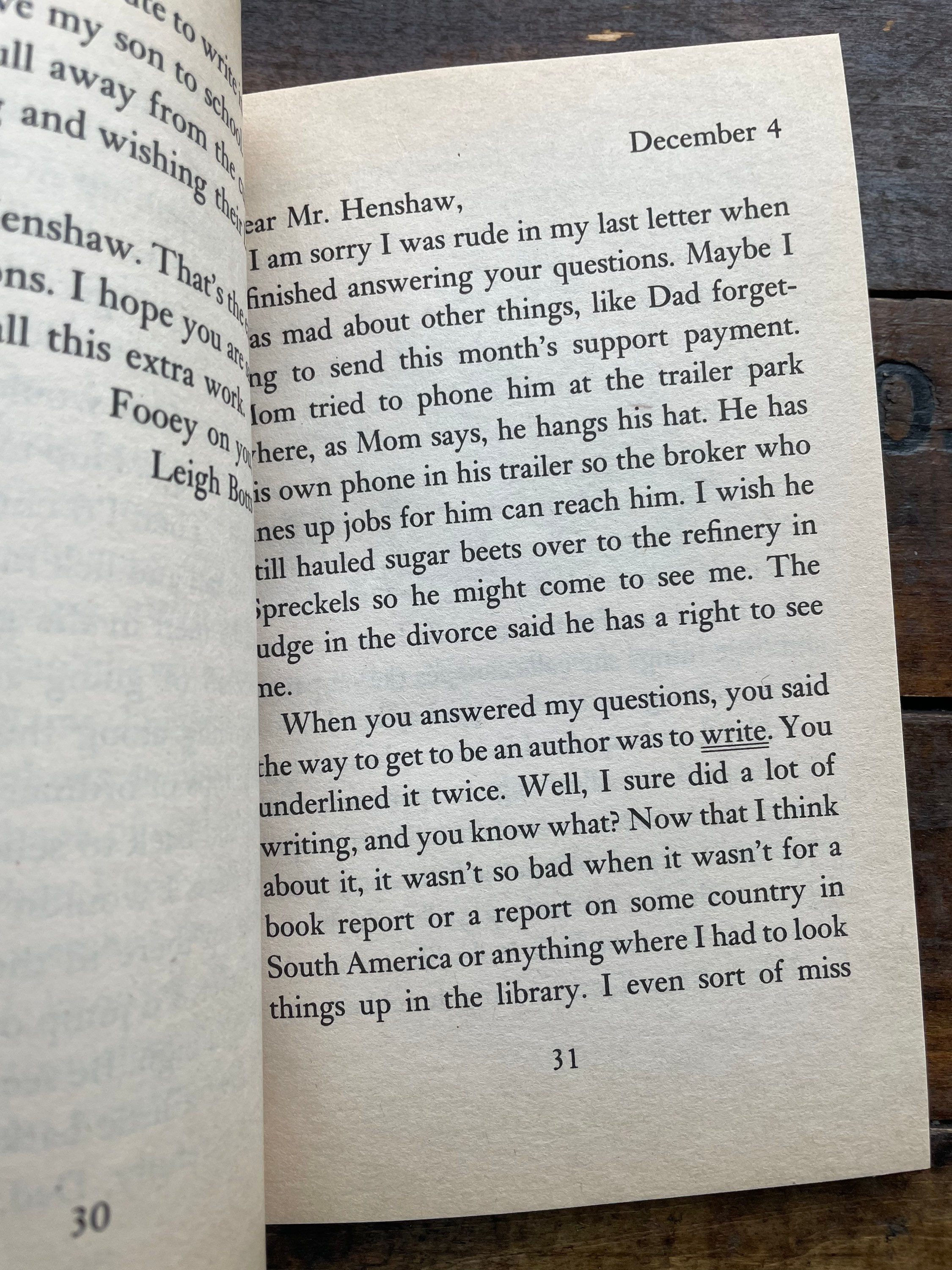 Dear Mr. Henshaw by Beverly Cleary ~ Dell Yearling Paperback ~ Vintage ...