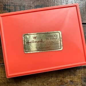 Nos/sealed Hallmark Charmers Playing Cards Bridge Set Double - Etsy