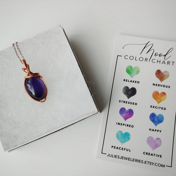 Mood Necklace - Etsy