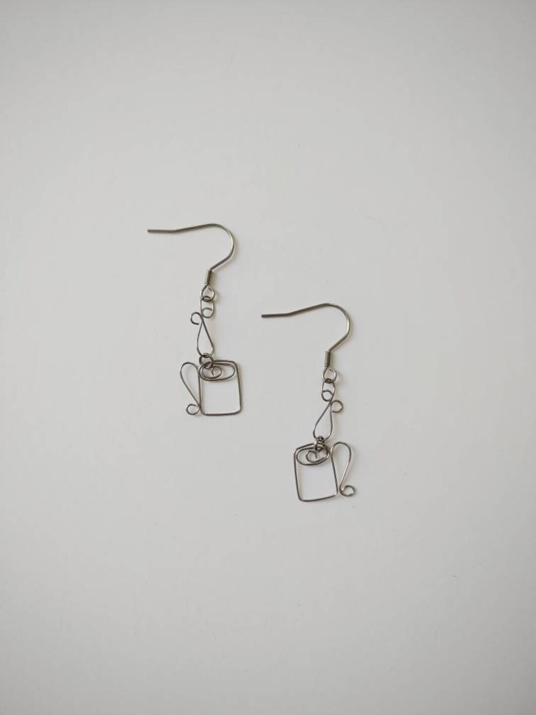 Coffee Cup Earrings, Coffee Jewelry, Coffee Lover Jewelry, Wire Wrapped ...