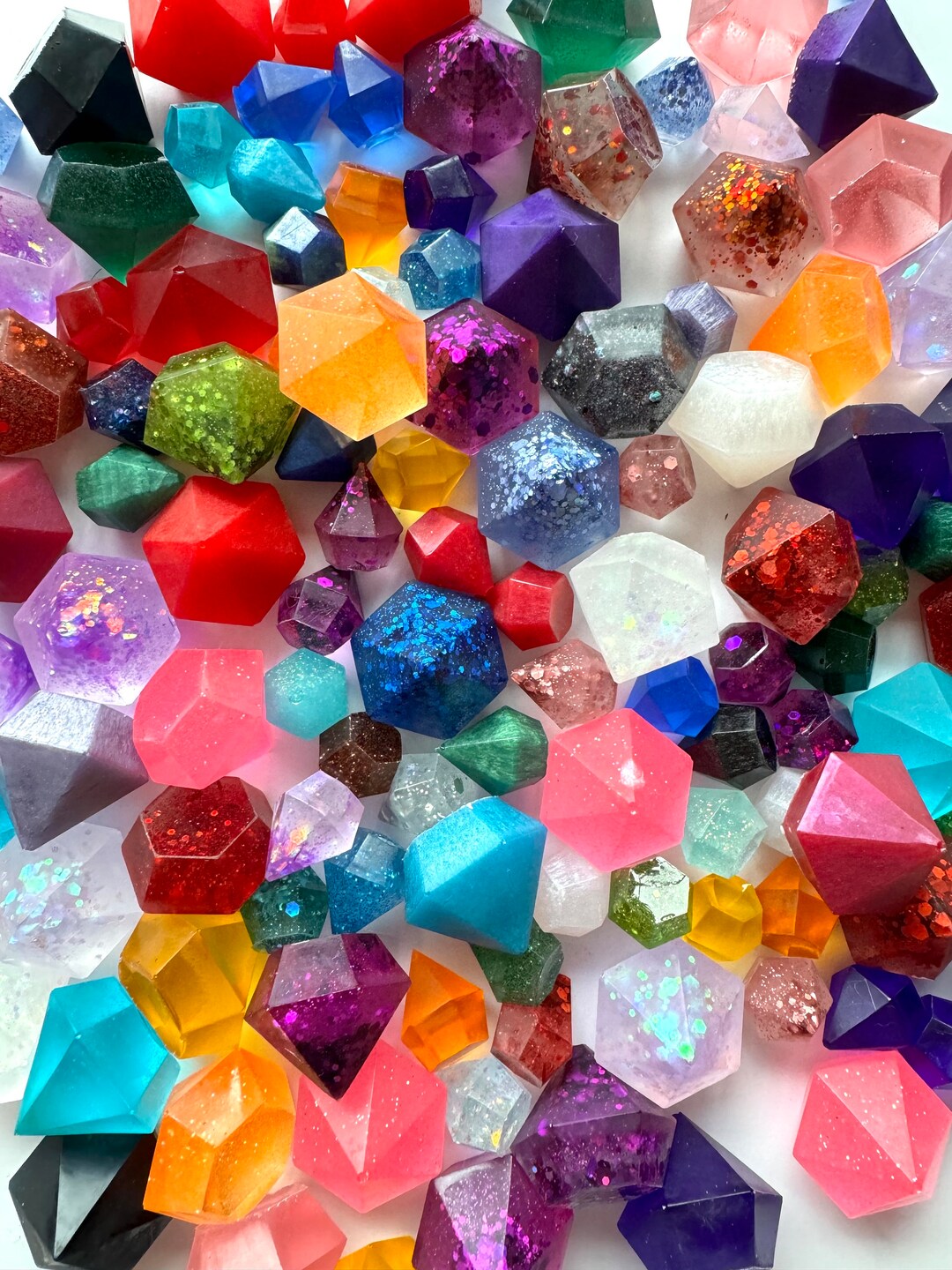 Resin Jewels Random Assortment / Loose Parts / Sensory Play / Treasure ...