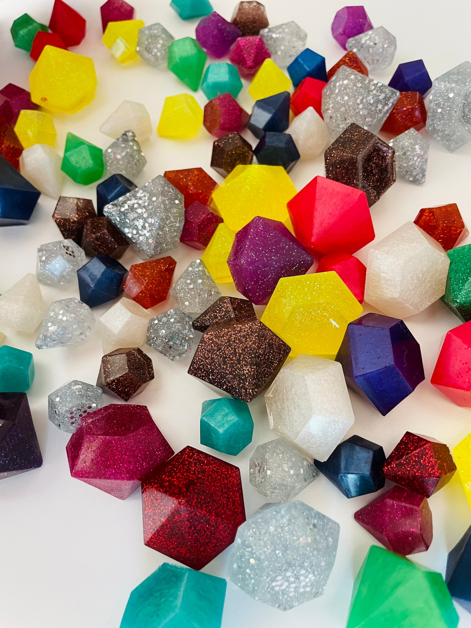 Resin Jewels Random Assortment / Loose Parts / Sensory Play / - Etsy
